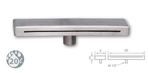 Cascada inox mod. Caiman Oasis — Bricowork Cascada inox mod. Caiman Oasis — Bricowork