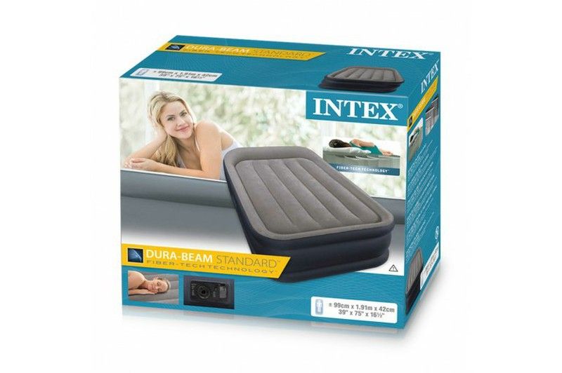 Inflatable mattress intex fibertech deluxe 64132 — Bricowork