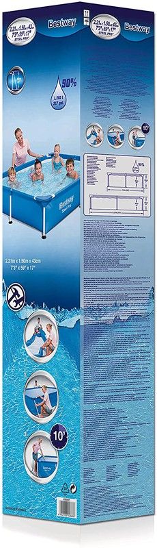 Piscina rectangular Splash Frame pools 56401 Bestway — Bricowork